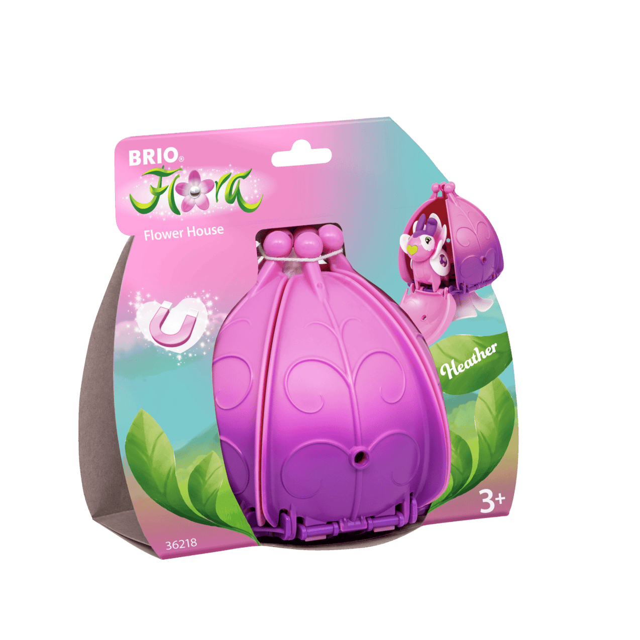 BRIO Flora Heather Flower House Playset - Interactive Toy for Kids ...
