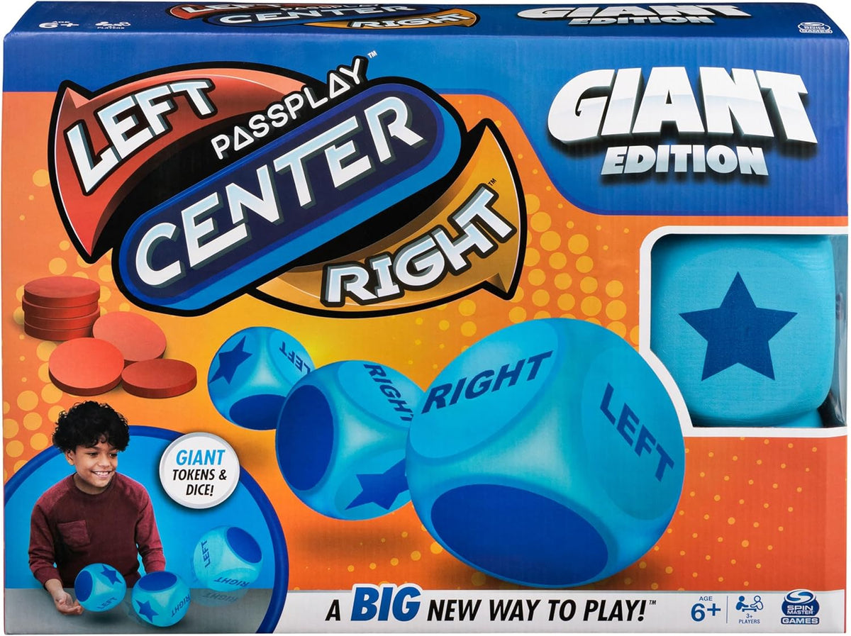Spin Master Games, Left Center Right Giant Edition — Learning Express ...