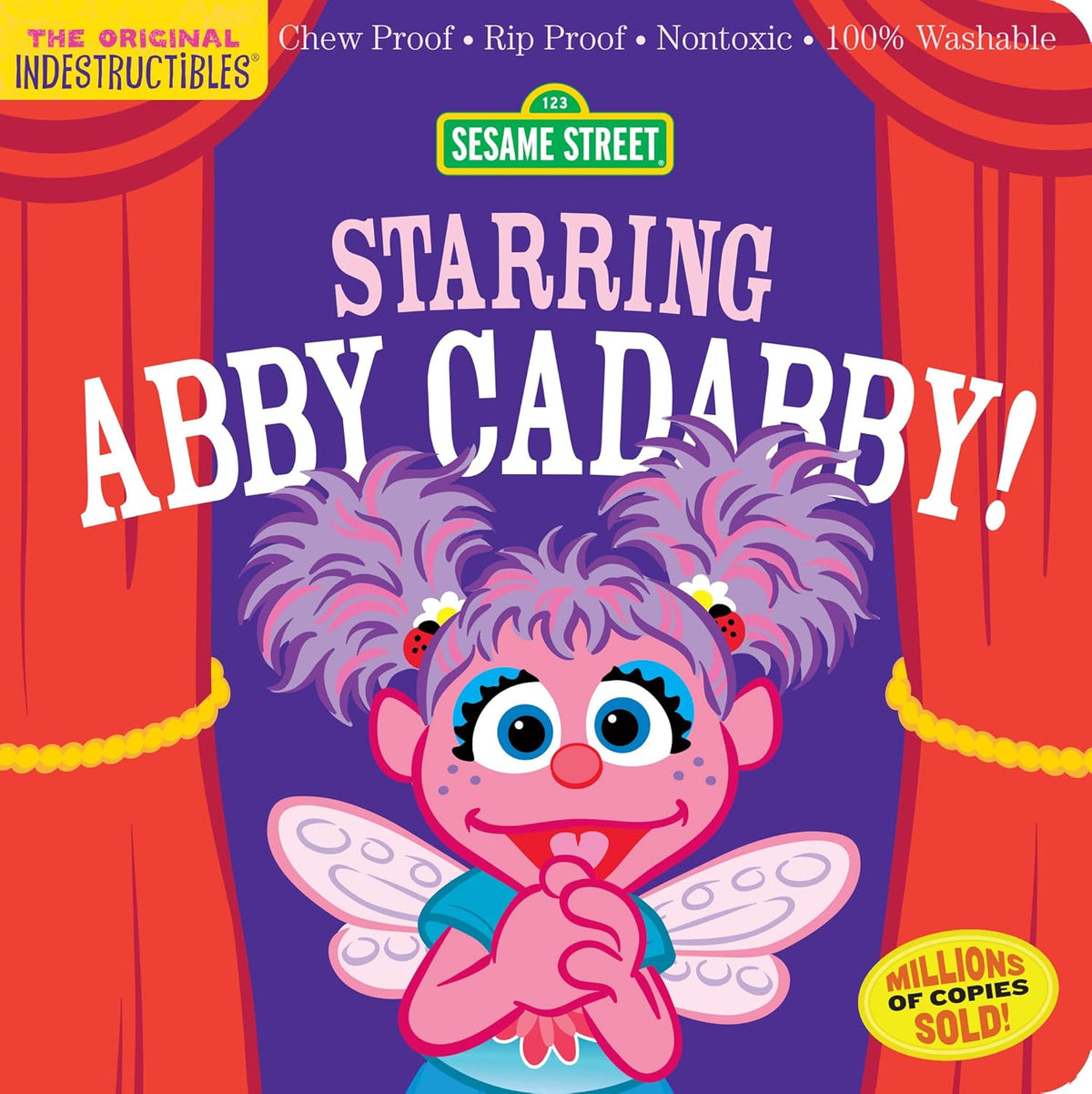 Indestructibles Sesame Street Abby Cadabby Chew Proof Rip Proof Washab ...
