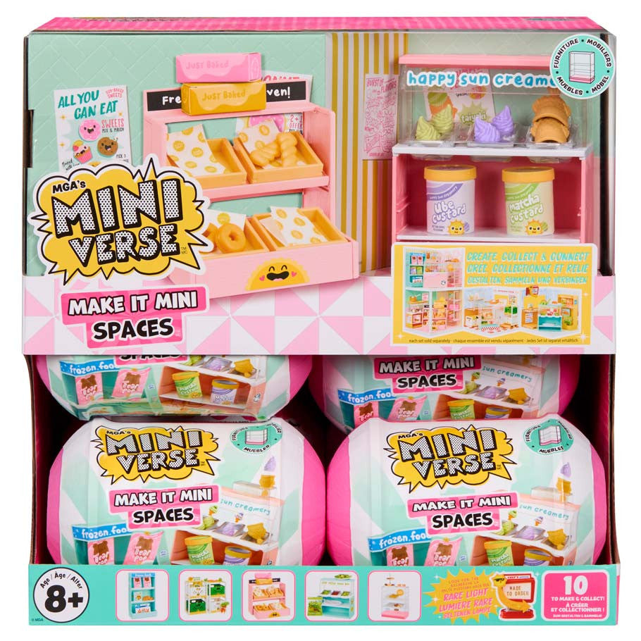 Miniverse Make It Mini Spaces Furniture Pack 10-Piece PDQ — Learning ...