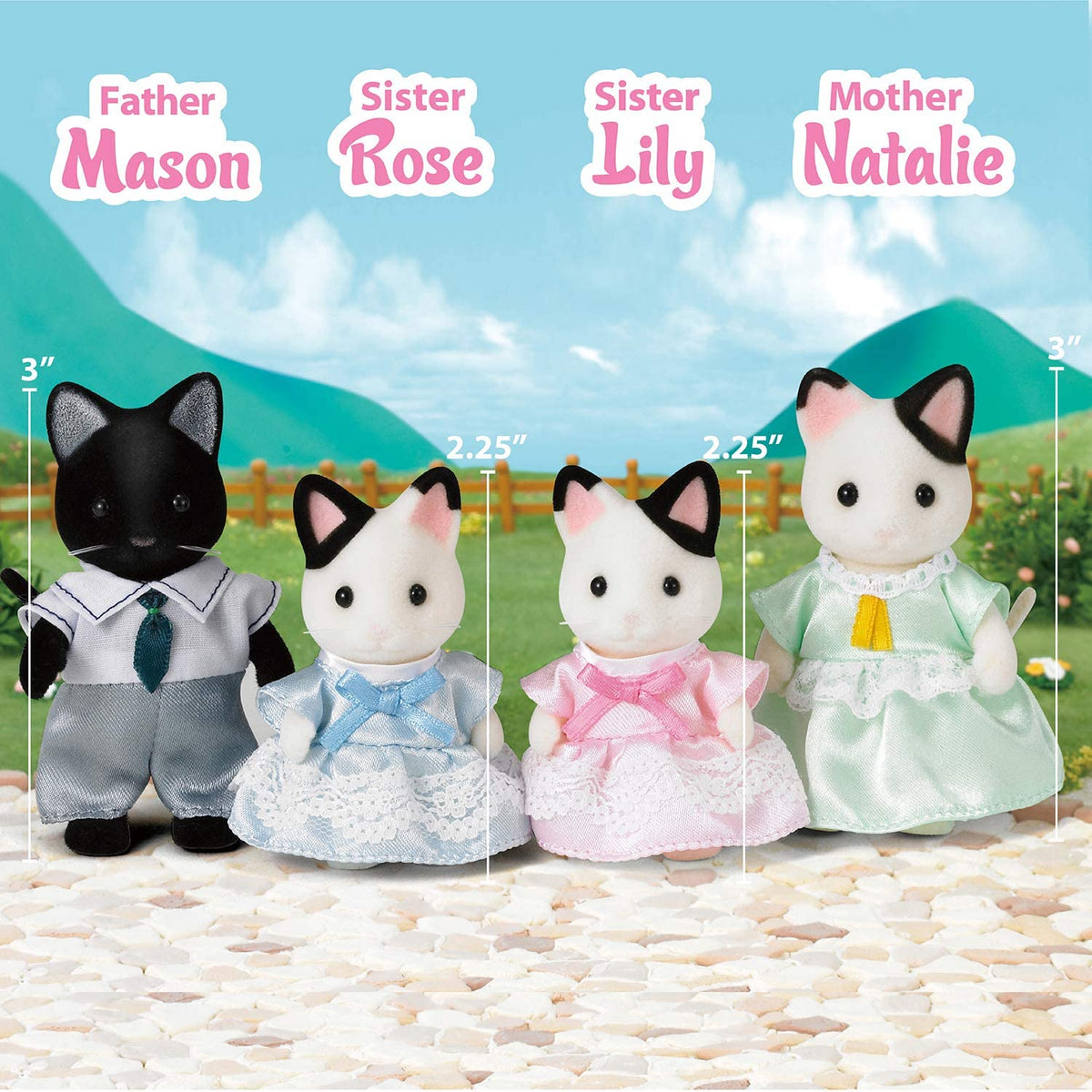 Calico Critters~ Tuxedo Cat Family — Learning Express Houston