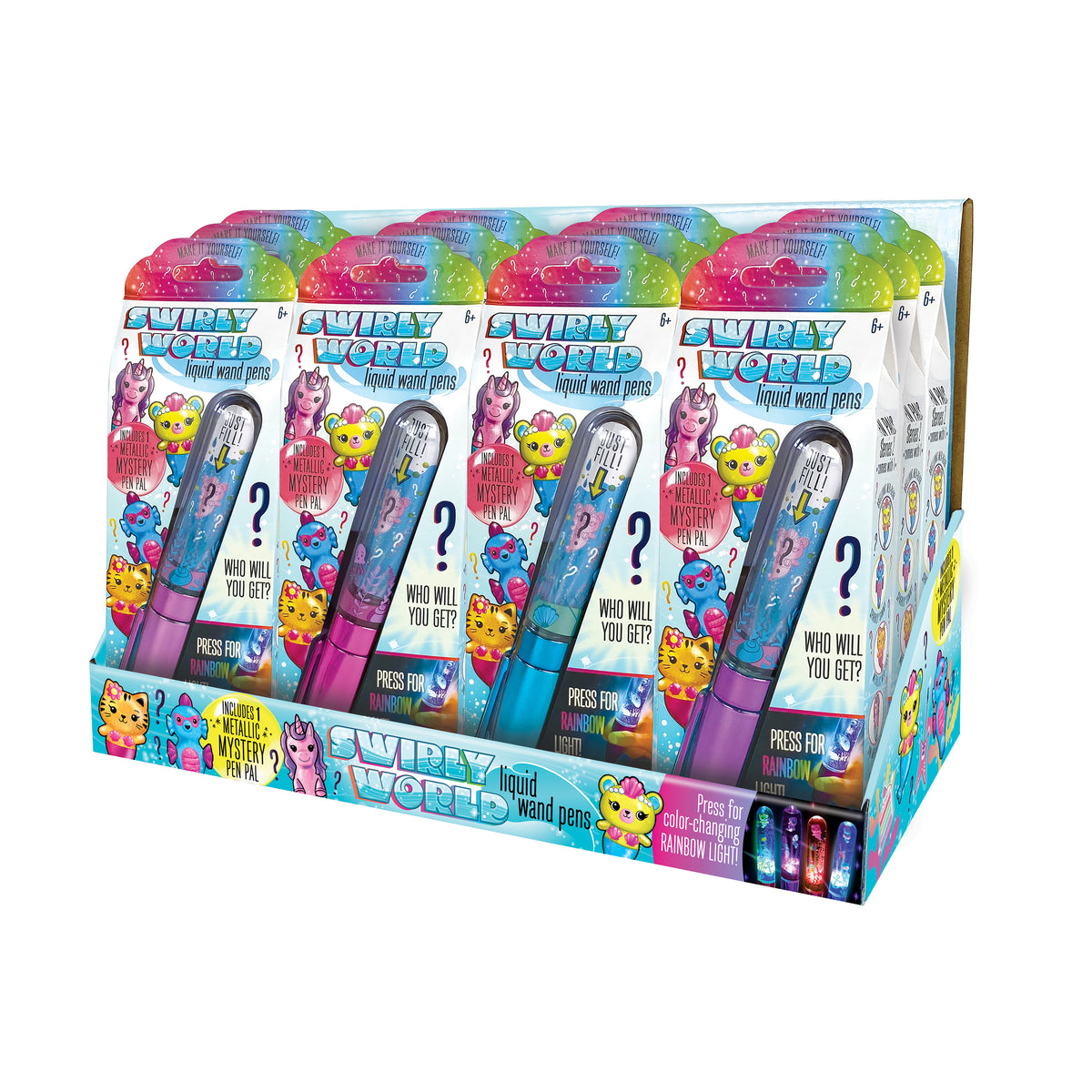 Swirly World Liquid Glitter Pen Blind Box — Learning Express Houston